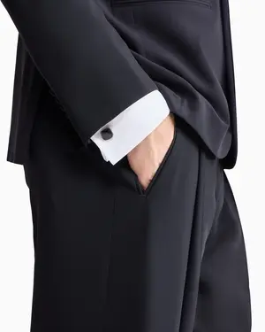 Giorgio Armani Sterling Silver Square Cufflinks