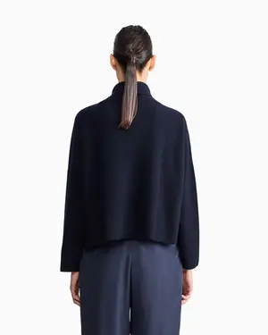 Giorgio Armani Sweater Regular Fit Pure Cashmere Volcano Collar