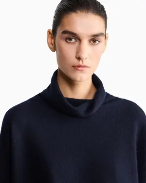 Giorgio Armani Sweater Regular Fit Pure Cashmere Volcano Collar