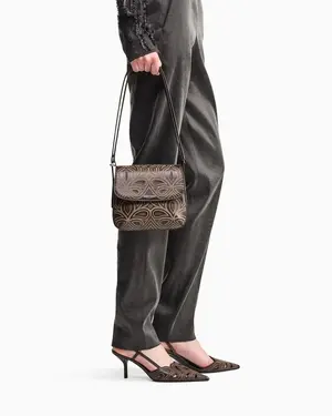 Giorgio Armani Leather Slingback Sandals
