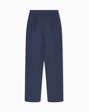 Giorgio Armani Trouser Regular Fit In Heavy Washed Silk