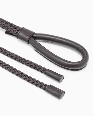 Giorgio Armani Cord Belt With Leather Details