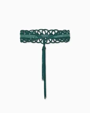 Giorgio Armani Passementerie Belt - Green