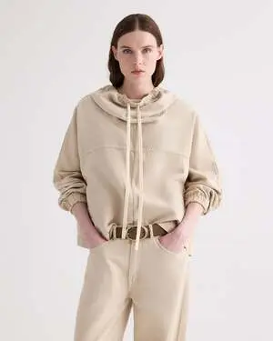 TWP Pull Me Over Denim Hoodie