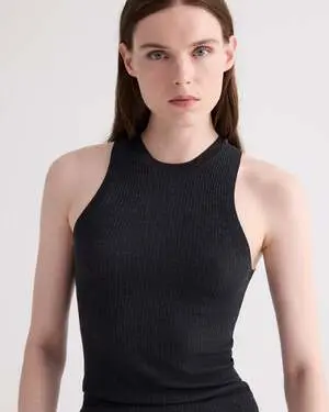 TWP Port Tank In Viscose Silk - Stretch Limo