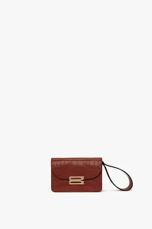 Victoria Beckham Nano Dorian Wristlet - Red