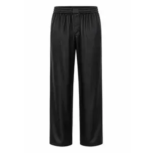 HUSTLE Black Is New Orange Satin-pants - Black/orange