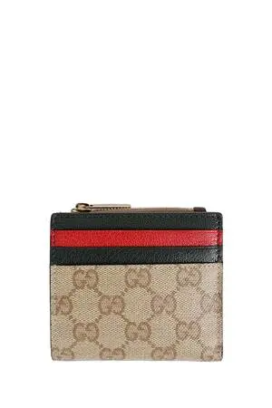 Gucci Web Small Wallet - Beige