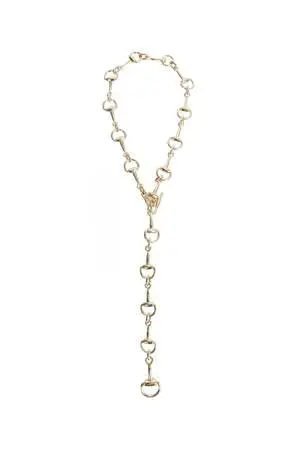 Gucci Horsebit Lariat Necklace