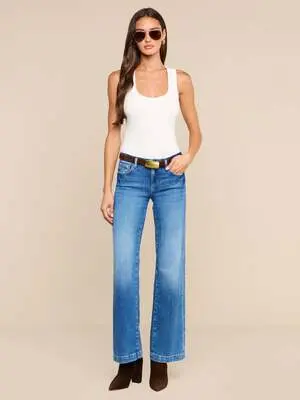 L'Agence Joanne Low-rise Wide-leg Jean - Salinas