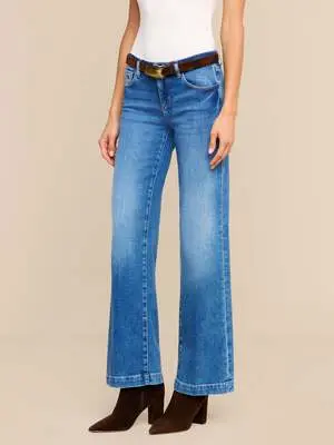 L'Agence Joanne Low-rise Wide-leg Jean