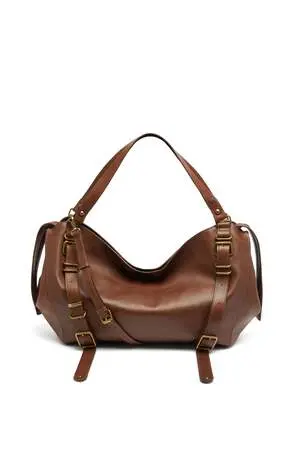 DIESEL® D-one Treated Leather Handbag