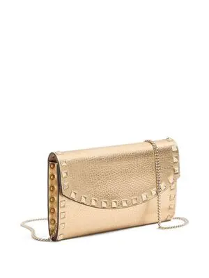 Valentino Garavani Rockstud Foldover Top Wallet