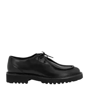 DOUCAL'S Round-toe Lace-up Derby Shoes