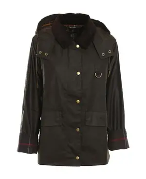 Barbour Logo Hooded Jacket - Black