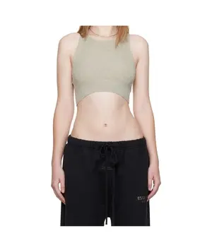 Fear Of God Cropped Tank Top - Nude