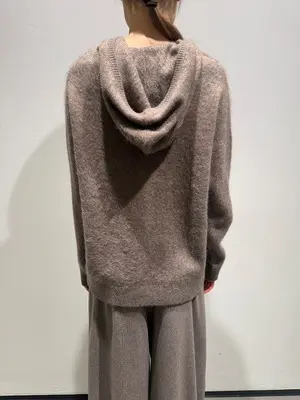 Max Mara Long-sleeved Hooded Knitwear