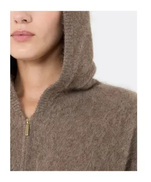Max Mara Long-sleeved Hooded Knitwear