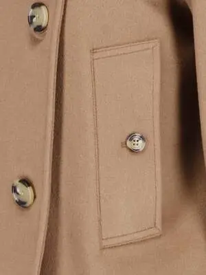Burberry Cropped Cashmere Mayfair Trench Jacket