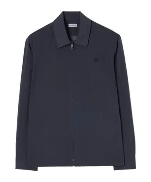Burberry Coated Nylon Overshirt - Navy