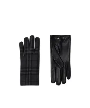 Burberry Check Wool Gloves