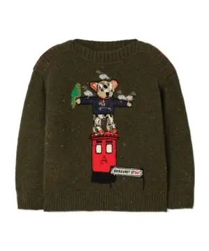 Burberry Postbox Bear Wool Cashmere Sweater