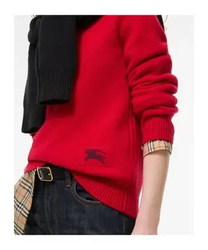 Burberry Cashmere Sweater - Post Red