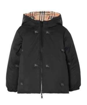Burberry Reversible Check Puffer Jacket - Black