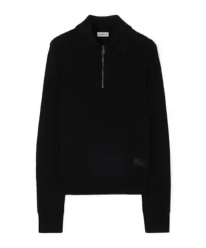 Burberry Cashmere Polo Shirt - Black