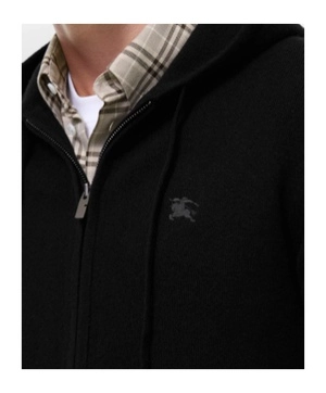 Burberry Cashmere Blend Zip Hoodie