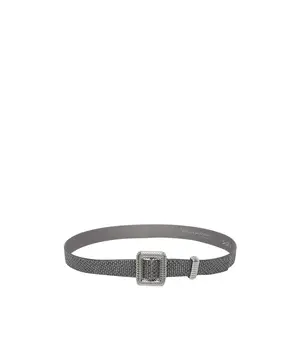 Benedetta Bruzziches Buckle Belt - Gray