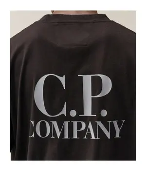 C.P. COMPANY 30/1 Jersey Short Sleeve Comfort T-shirt - Black