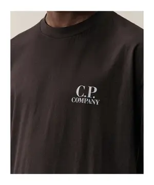 C.P. COMPANY 30/1 Jersey Short Sleeve Comfort T-shirt - Black