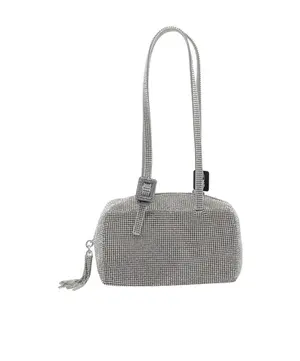 Benedetta Bruzziches Zippered Shoulder Bag - Gray