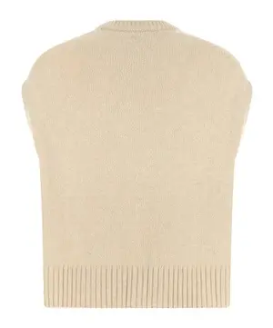 BE YOU Crew-neck Knit Vest