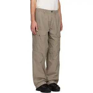 C.P. COMPANY Lens-detail Cargo Pants - Beige