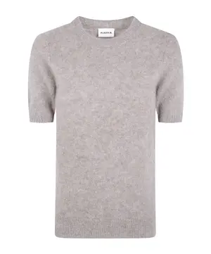 P.a.r.o.s.h Crew-neck Short-sleeve Knit Top