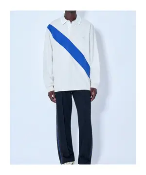 WALES BONNER Long-sleeve Polo Shirt