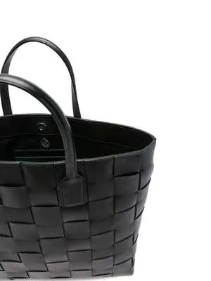 Dragon Diffusion Medium Pino Woven Top Handle Bag
