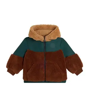 Stella McCartney Hooded Zip-up Jacket - Brown