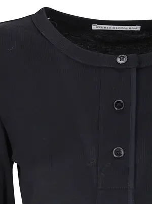 Studio Nicholson Long-sleeve Polo Shirt