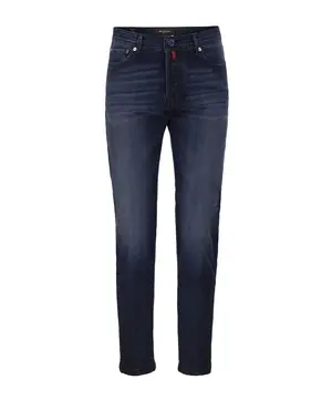 Kiton Five-pocket Stretch Denim Jeans - Black