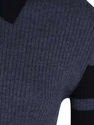 Mantū Striped Sleeve Sweater