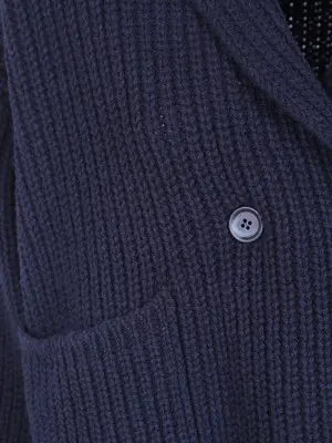 ANNECLAIRE Double Breasted Knitted Jacket
