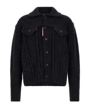 Dsquared2 Logo Patch Cardigan