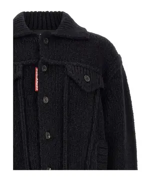 Dsquared2 Logo Patch Cardigan