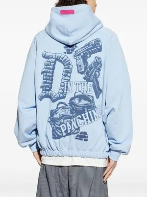 PDFCHANNEL Graphic Zip-up Hoodie