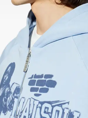 PDFCHANNEL Graphic Zip-up Hoodie