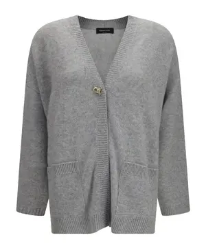 Fabiana Filippi V-neck Knot-button Cardigan