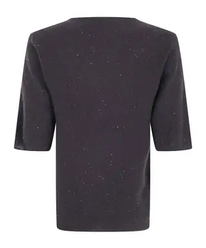 Antonelli Firenze Round Neck Short Sleeve Sweater